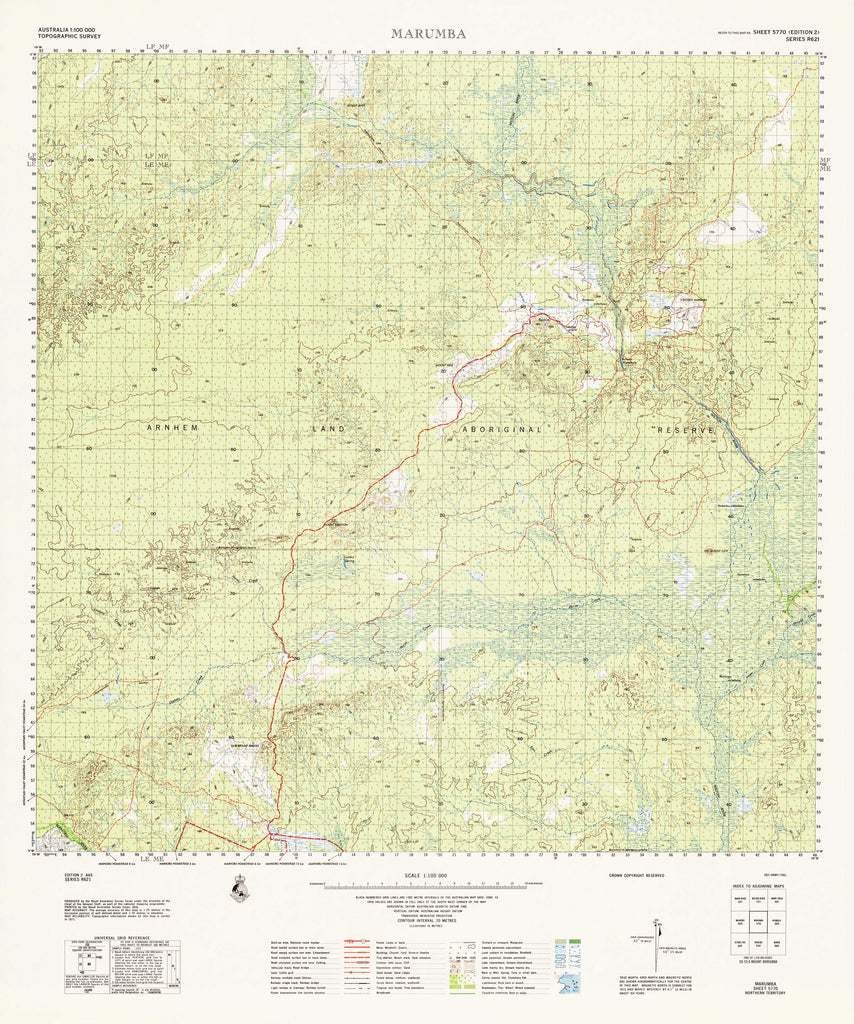 Buy 5770 Marumba 1:100k Topographic Map