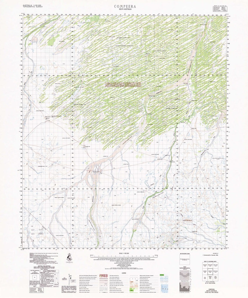 Buy 6039 Compeera 1:100k Topographic Map