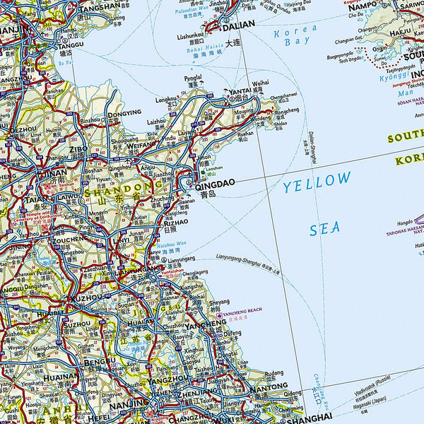 China Folded Map – National Geographic | Mapworld