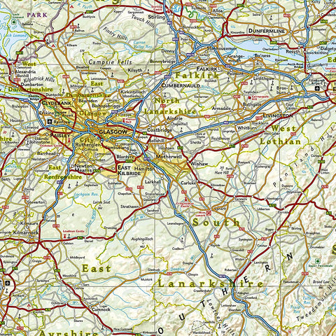 Scotland Adventure Map – National Geographic | Mapworld