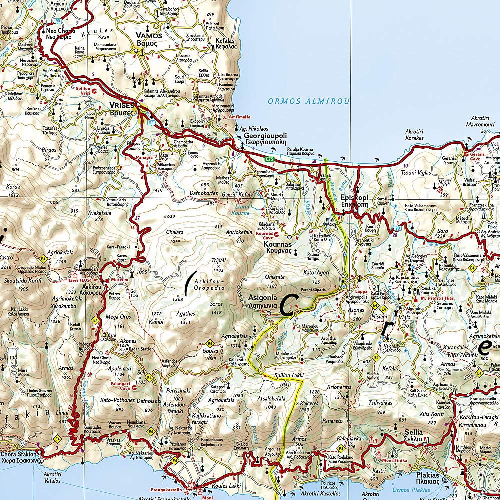 Crete National Geographic Adventure Map, Buy Map of Crete - Mapworld