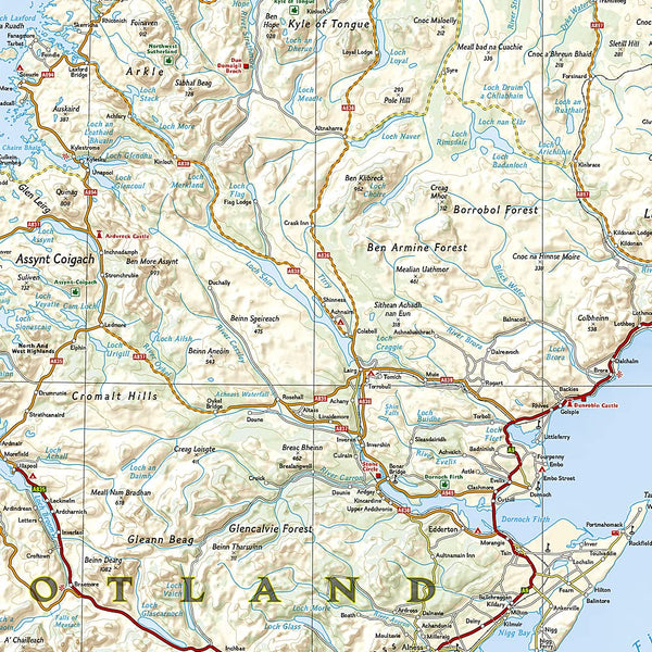 Scotland Adventure Map – National Geographic | Mapworld