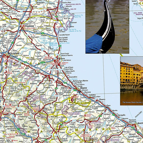 Italy National Geographic Folded Map, Buy Maps of Italy - Mapworld