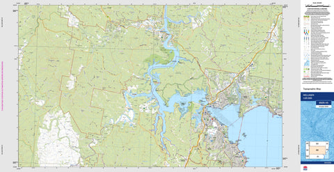 Nelligen 8926-4S NSW 1:25k Topographic Map | Shop Mapworld