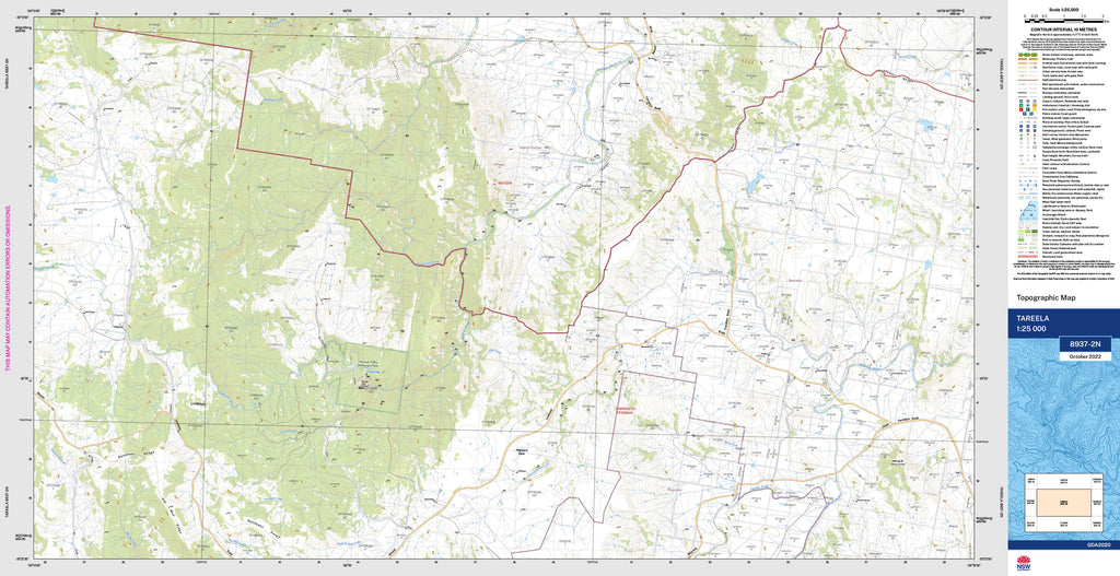 Taree 9334-2S NSW 1:25k Topographic Map | Shop Mapworld