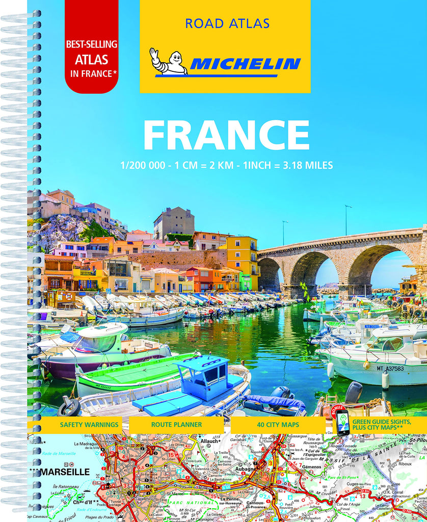 France Road Atlas Michelin, Buy Road Atlas of France - Mapworld