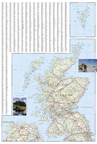 United Kingdom Folded Map – National Geographic | Mapworld