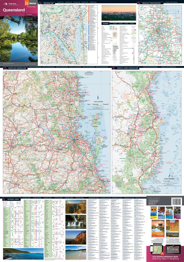 Queensland Hema State Map, Buy Map of Queensland - Mapworld