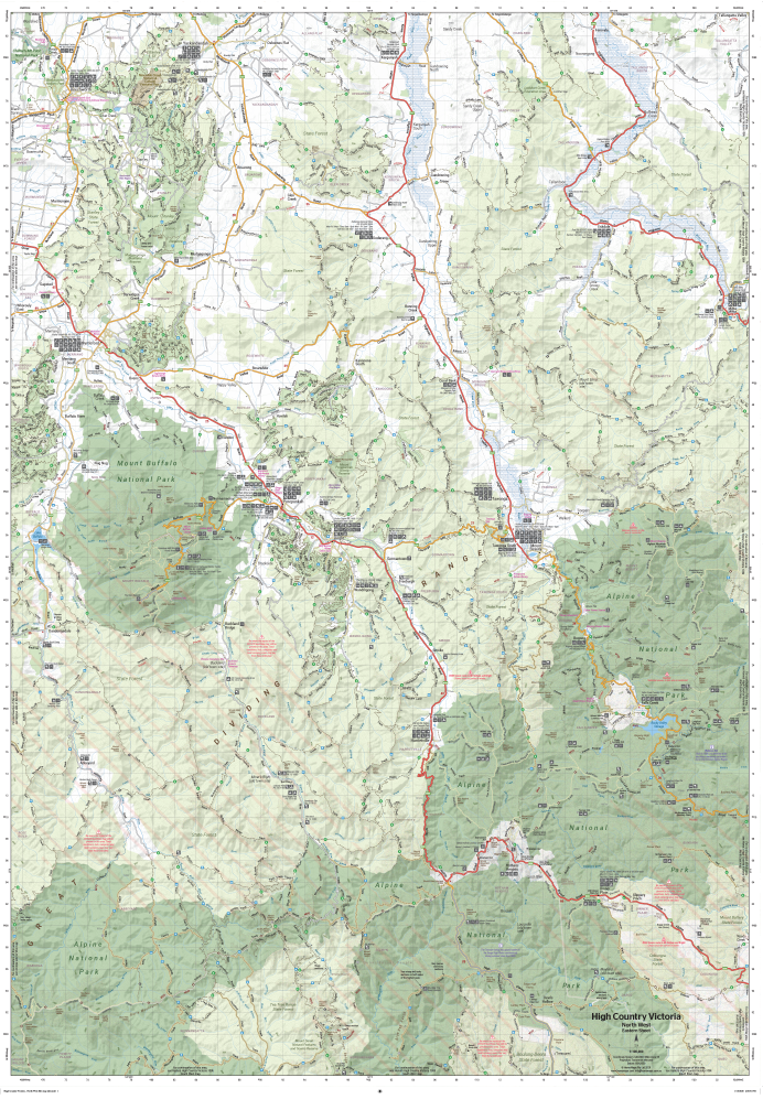 Buy High Country Victoria Hema Map - Mapworld