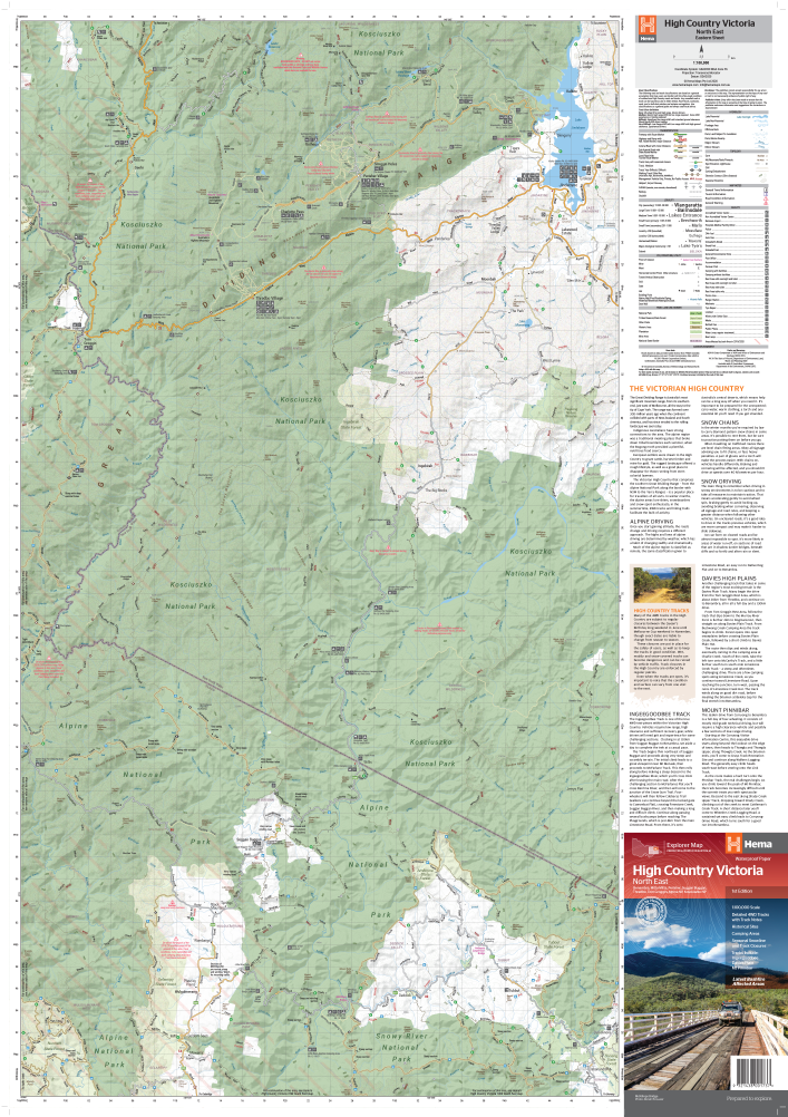 Buy High Country Victoria Hema Map - Mapworld