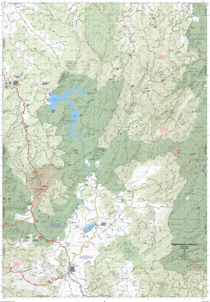 Buy High Country Victoria Hema Map - Mapworld