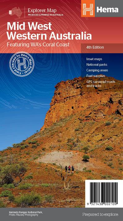 Mid West Western Australia Map – Hema | Mapworld