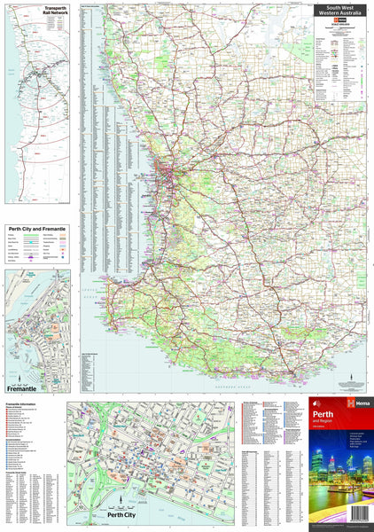 Greater Perth Map Hema, Buy Map of Perth - Mapworld