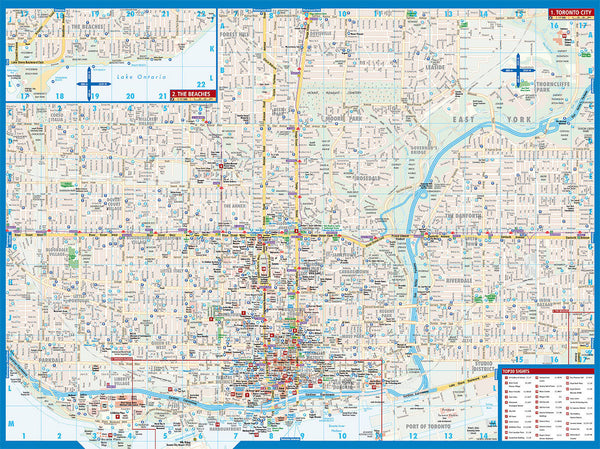 Toronto Borch, Buy Map of Toronto - Mapworld