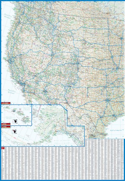 USA Interstate, Buy Interstate Map of USA - Mapworld