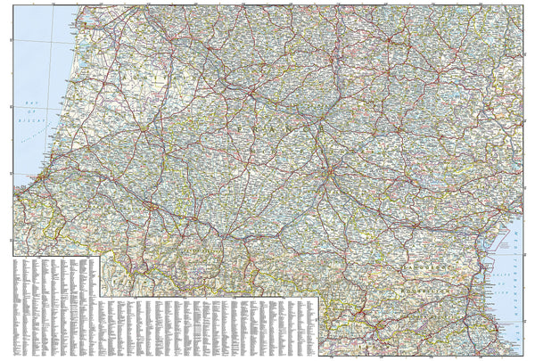Southern France National Geographic Folded Map
