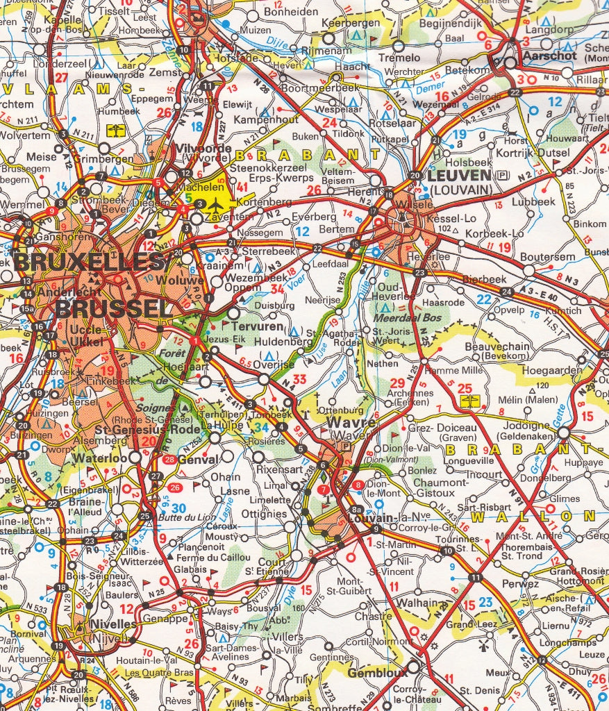 Netherlands Michelin Map, Buy Road Map of Netherlands - Mapworld