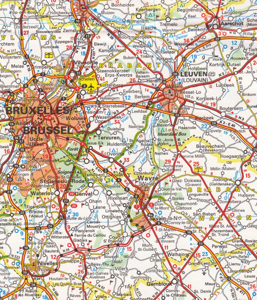 Netherlands Michelin Map, Buy Road Map of Netherlands - Mapworld