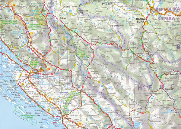 Croatia Map 757 – Michelin | Mapworld