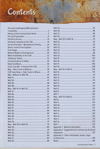 Buy Canning Stock Route Guidebook | Shop Mapworld
