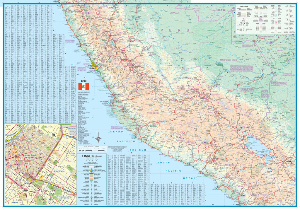 Cuzco & Peru South Map – ITM | Mapworld