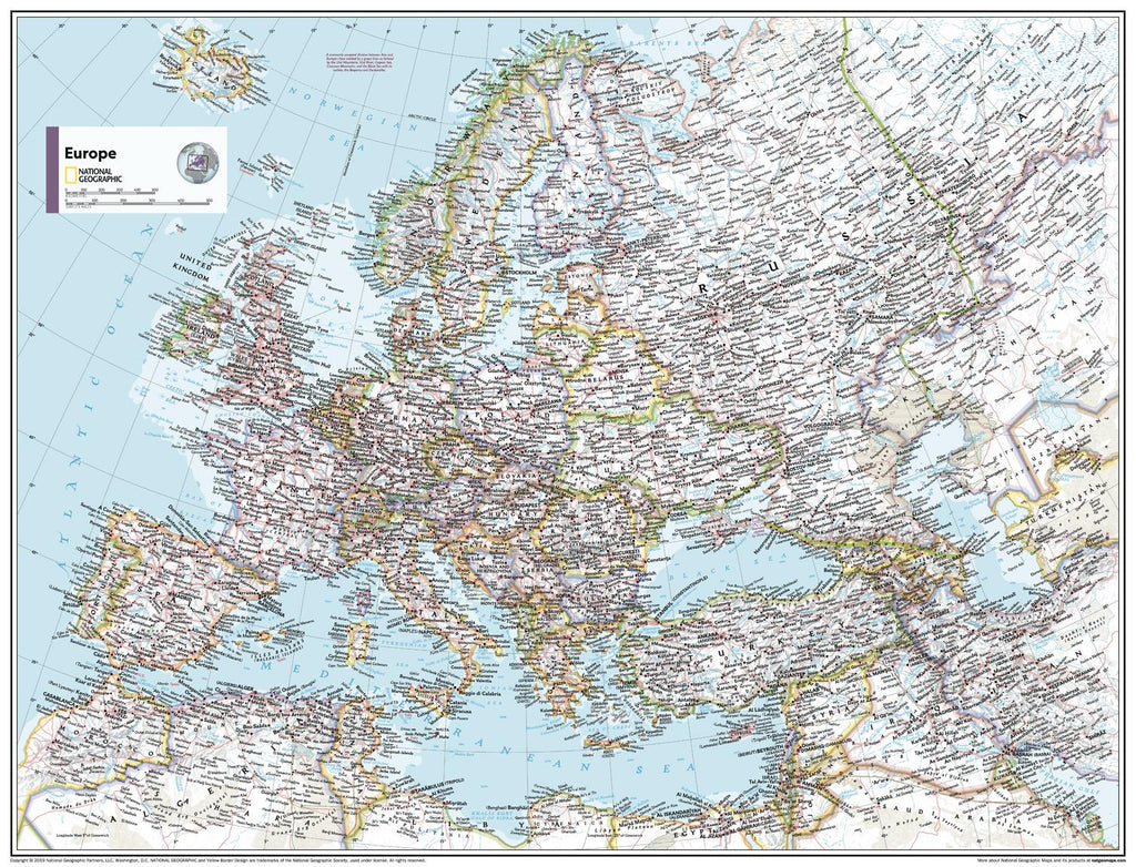 Europe Political Atlas of the World, 11th Edition, National Geographic