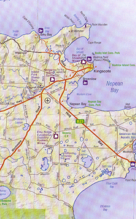 Fleurieu Peninsula & Kangaroo – Carto Graphics | Mapworld