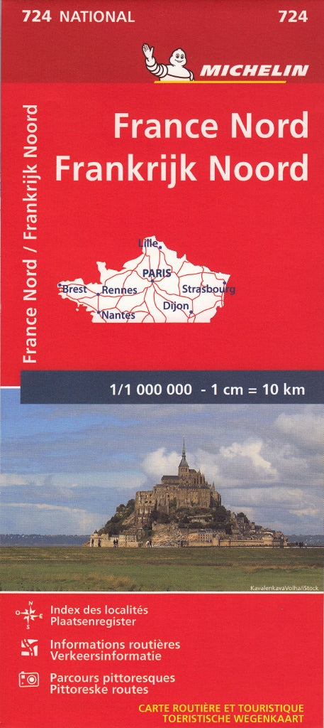 Northern France Michelin Map, Buy Map of Northern France - Mapworld