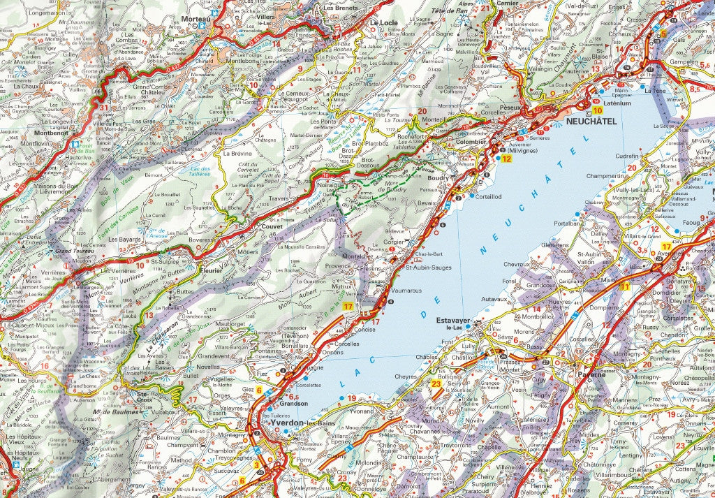 Franche Comte Michelin Map, Buy Map of France - Mapworld