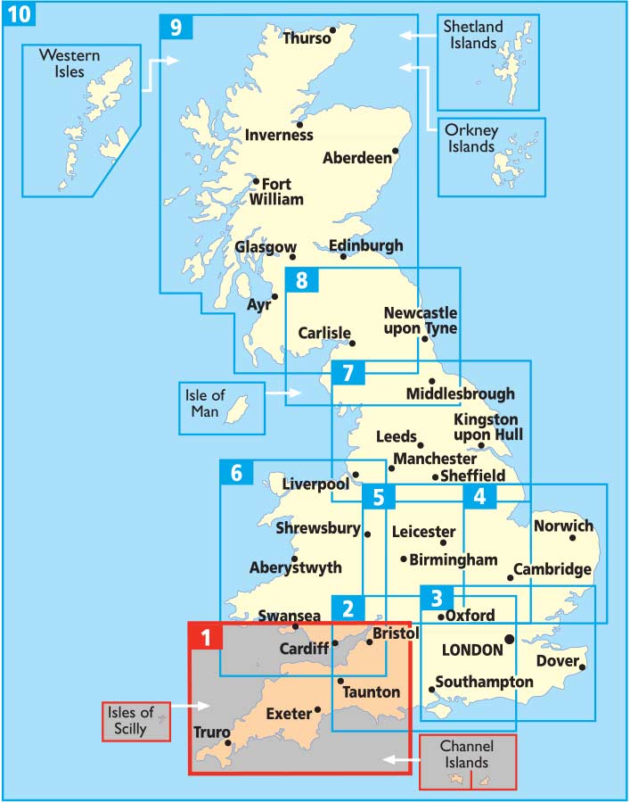 The West Country AA, Buy map of West Country- Mapworld