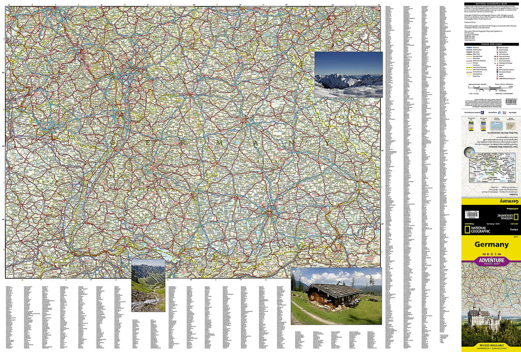 Germany Folded Map – National Geographic | Mapworld