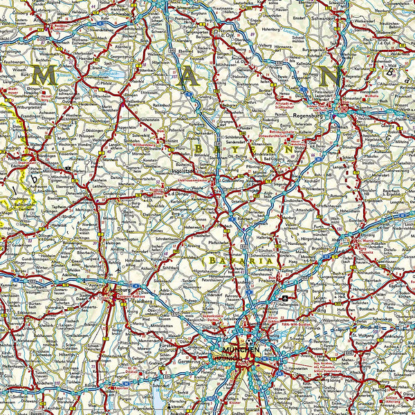 Germany Folded Map – National Geographic | Mapworld