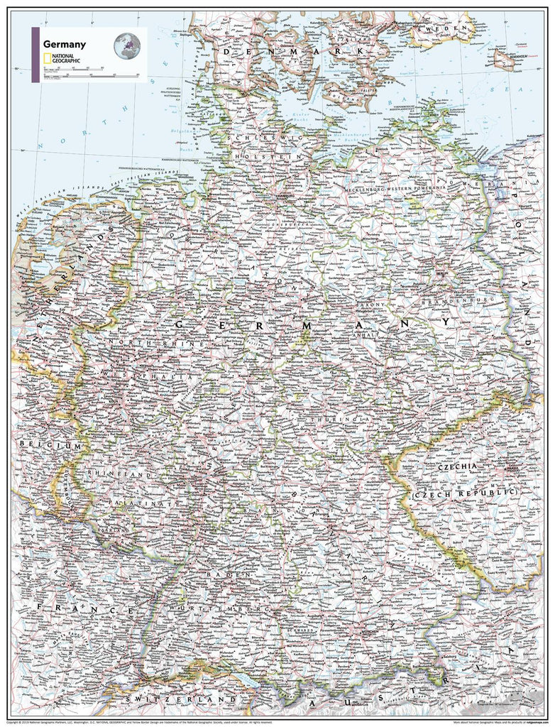 Germany Atlas of the – National Geographic | Mapworld