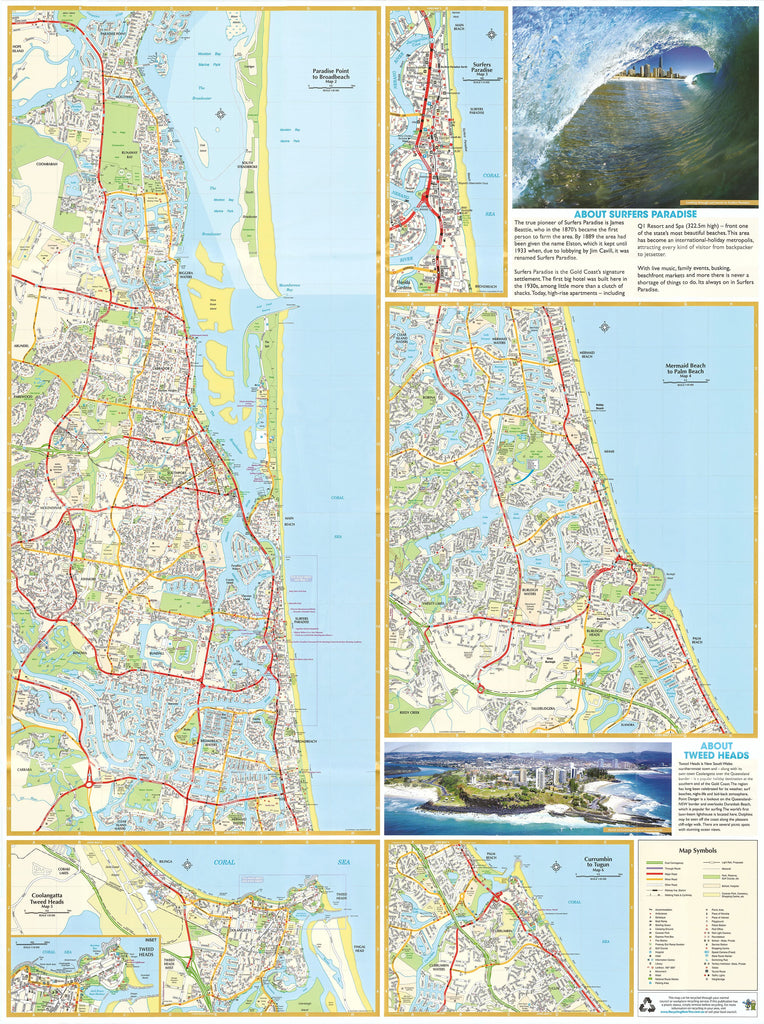 Gold Coast UBD map, Buy map of Gold Coast - Mapworld
