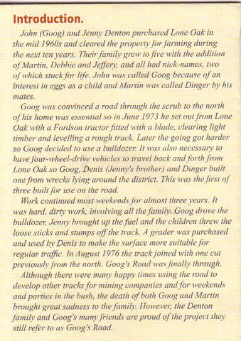 Googs Track Westprint, Buy Map of Googs Track - Mapworld