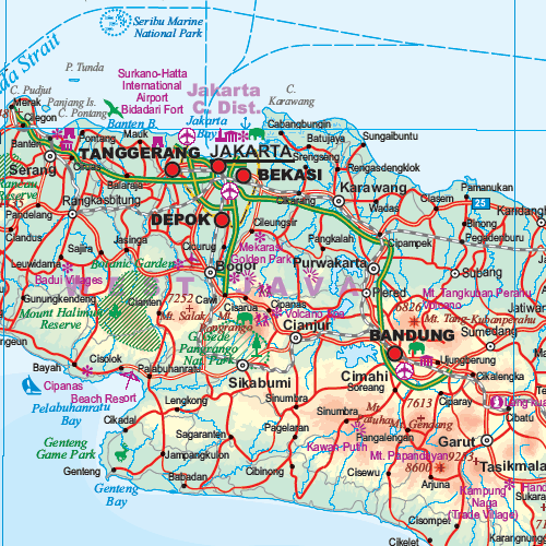 Indonesia ITMB, Buy Map of Indonesia - Mapworld