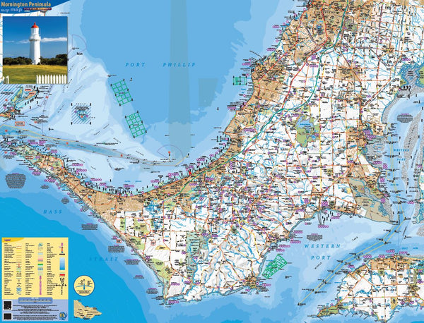Mornington Peninsula - buy map of Mornington - Mapworld