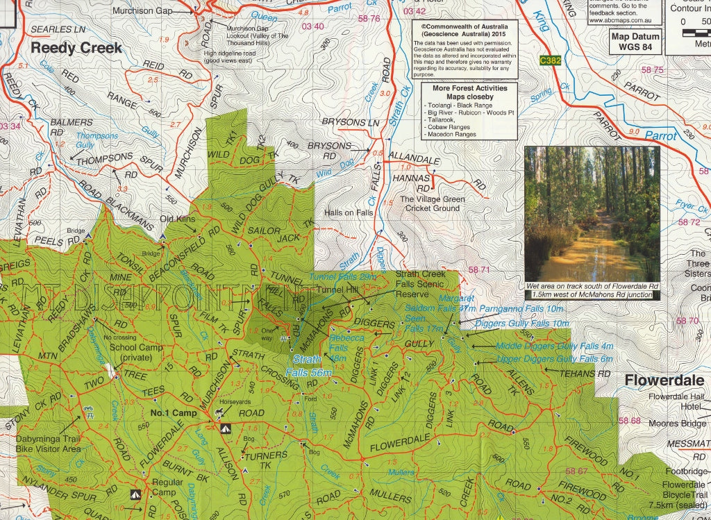 Mt.Disappointment - Kinglake Ranges Forest | Mapworld