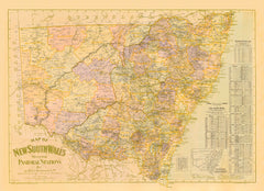 Buy New South Wales Pastoral Stations 1919 H.E.C Robinson - Mapworld