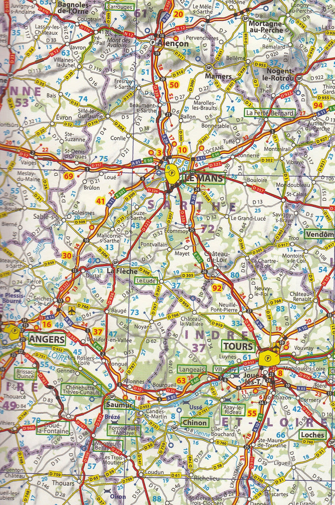 Northern France Michelin Map, Buy Map of Northern France - Mapworld