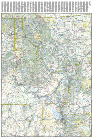 Pacific North West National Geographic Folded Map