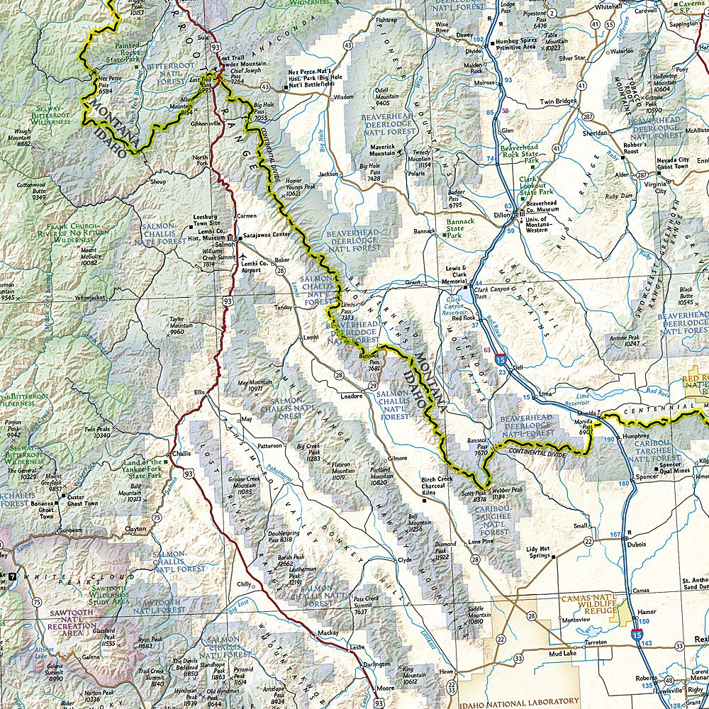 Pacific North West National Geographic Folded Map
