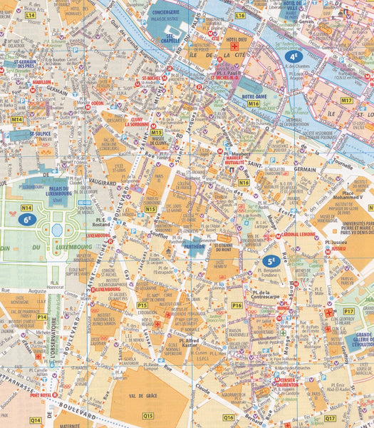 Paris 54 Street Map – Michelin | Mapworld