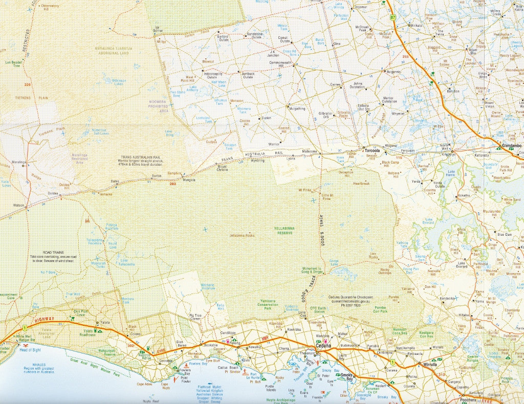Buy Perth-Adelaide-Alice Springs Map QPA - Mapworld