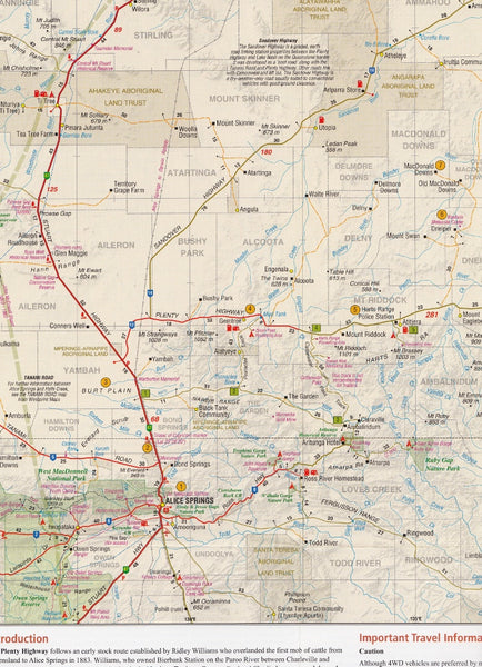 Plenty Highway Westprint, Buy Map of Plenty Highway - Mapworld
