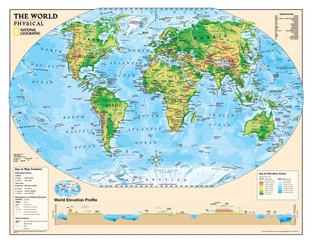 Kids Physical World Education by National Geographic | Shop Mapworld