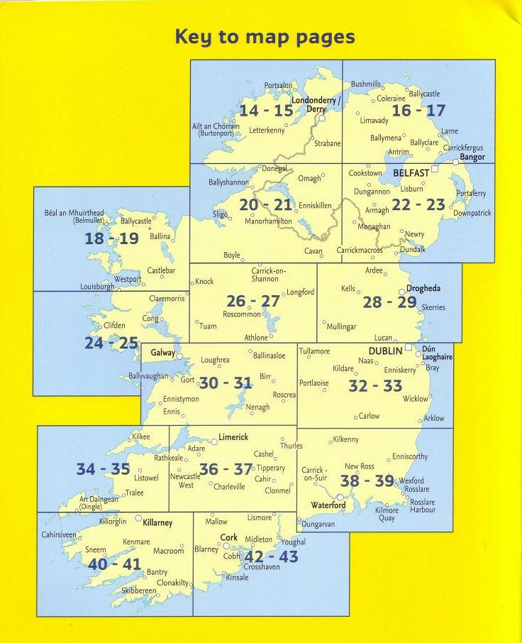 Ireland Road Atlas Collins, Buy Road Atlas of Ireland - Mapworld