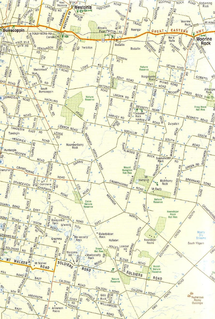 Buy Goldfields Esperance Coast Map QPA - Mapworld