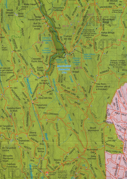 Toolangi - Black Range Forest Activities Map Rooftop