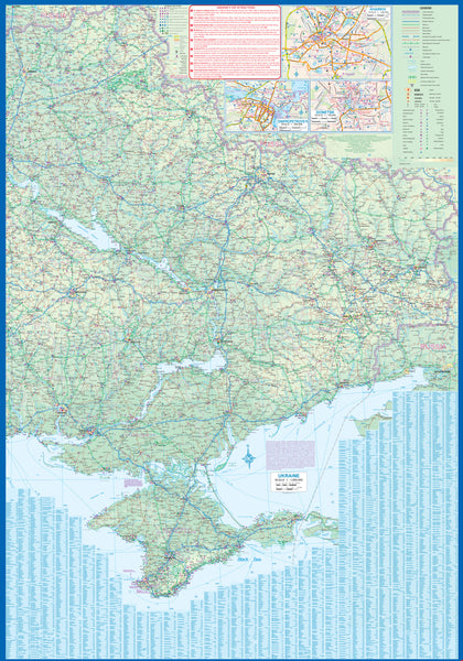 Ukraine Travel Map by ITMB